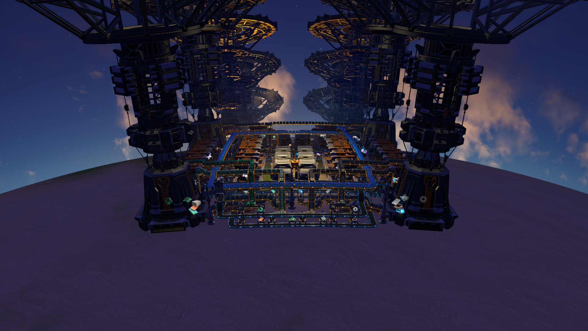 Dyson Sphere Blueprints - 10.34 All Building Mall 105 x 32