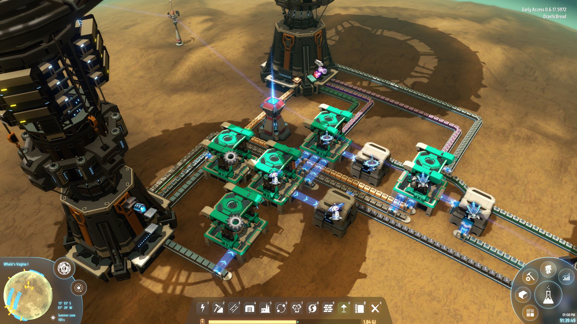 Dyson Sphere Blueprints - Interplanetary Hub: Energy Exchanger, Ray ...