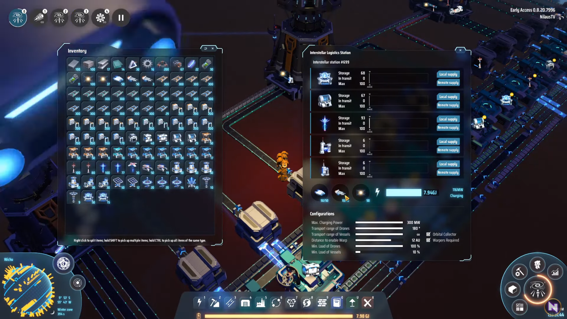 Dyson Sphere Blueprints - Nilaus Mid HUB - ILS 4