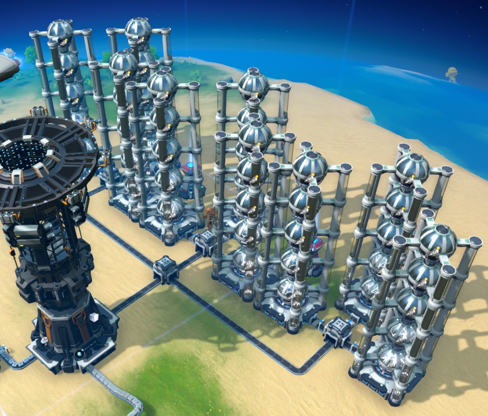 Dyson Sphere Blueprints - 9x5 Matrix Labs Towers