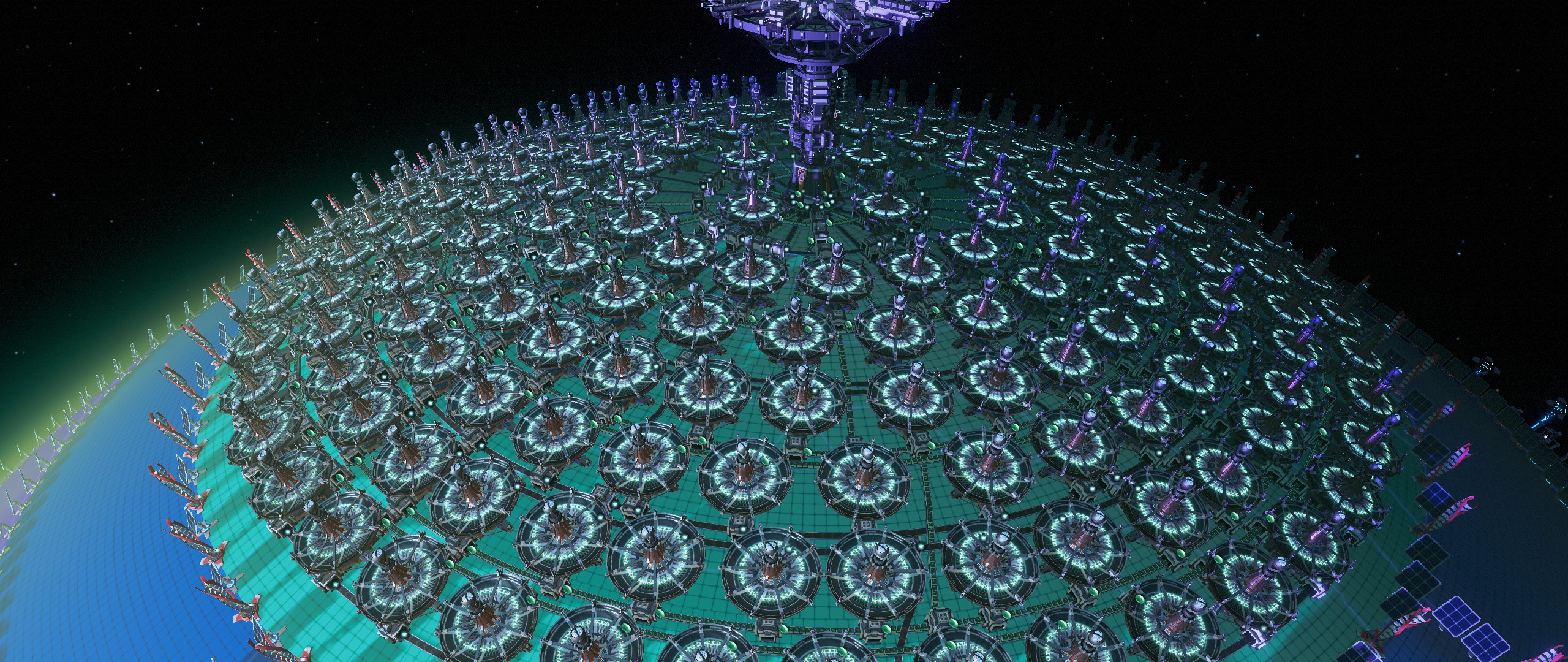 Dyson Sphere Blueprints - 2 - Large - Polar Ray Receiver Array ...