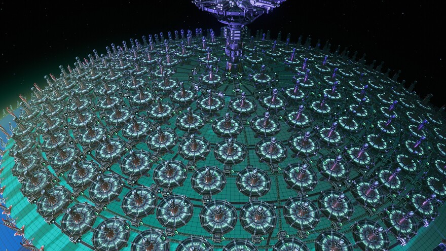 Dyson Sphere Blueprints - 4 - XXL - Polar Ray Receiver Array - Graviton ...