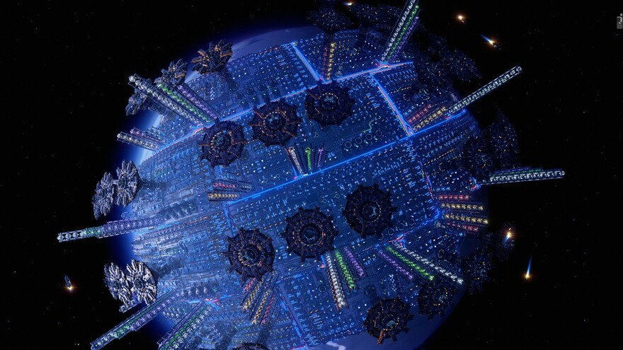 Dyson Sphere Blueprints - Universe Matrix | White Cubes 1/s Balanced ...