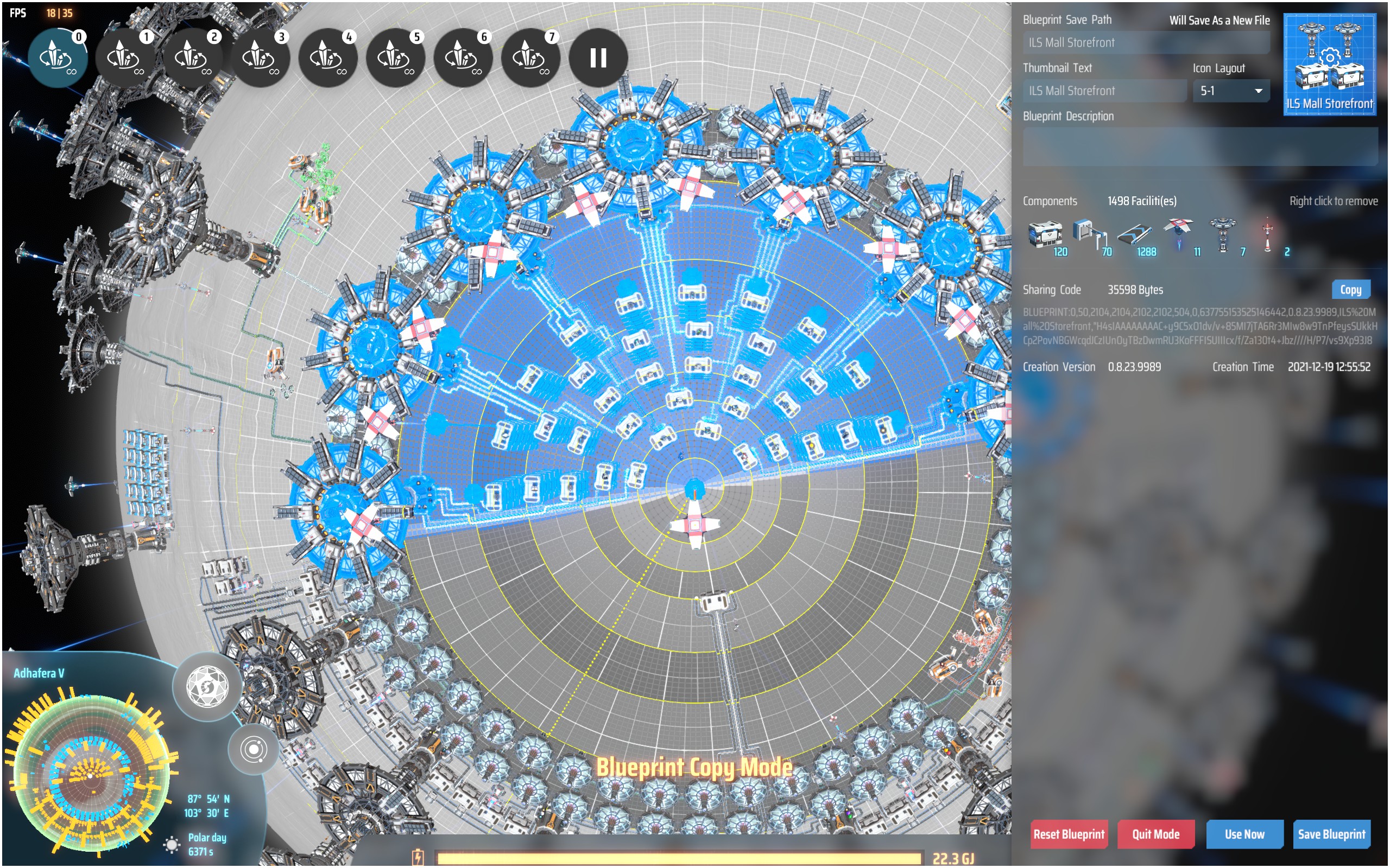 Dyson Sphere Blueprints - ILS Mall Main Storefront (Local)