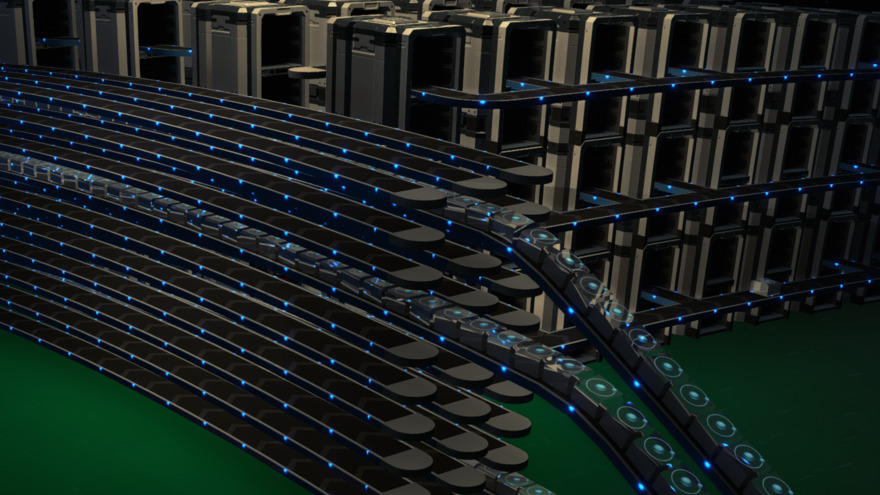 Dyson Sphere Blueprints - 3 Digit 7-Segment Display