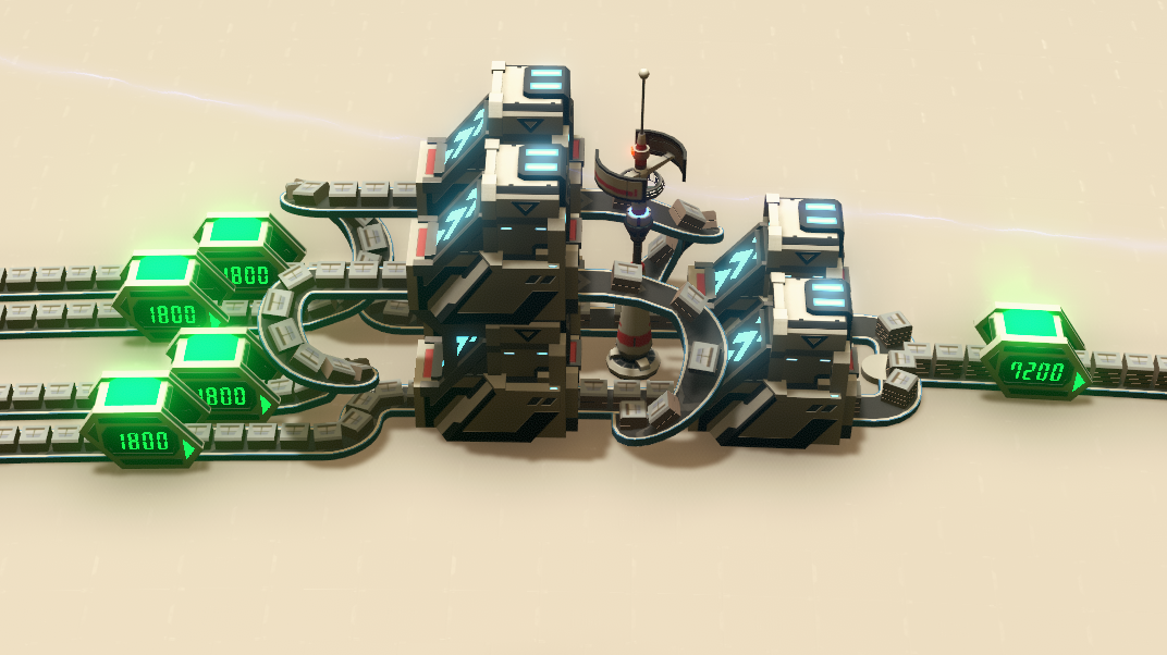 Dyson Sphere Blueprints - Snippet - Stacker/Piler - 4 to 1 (compact)