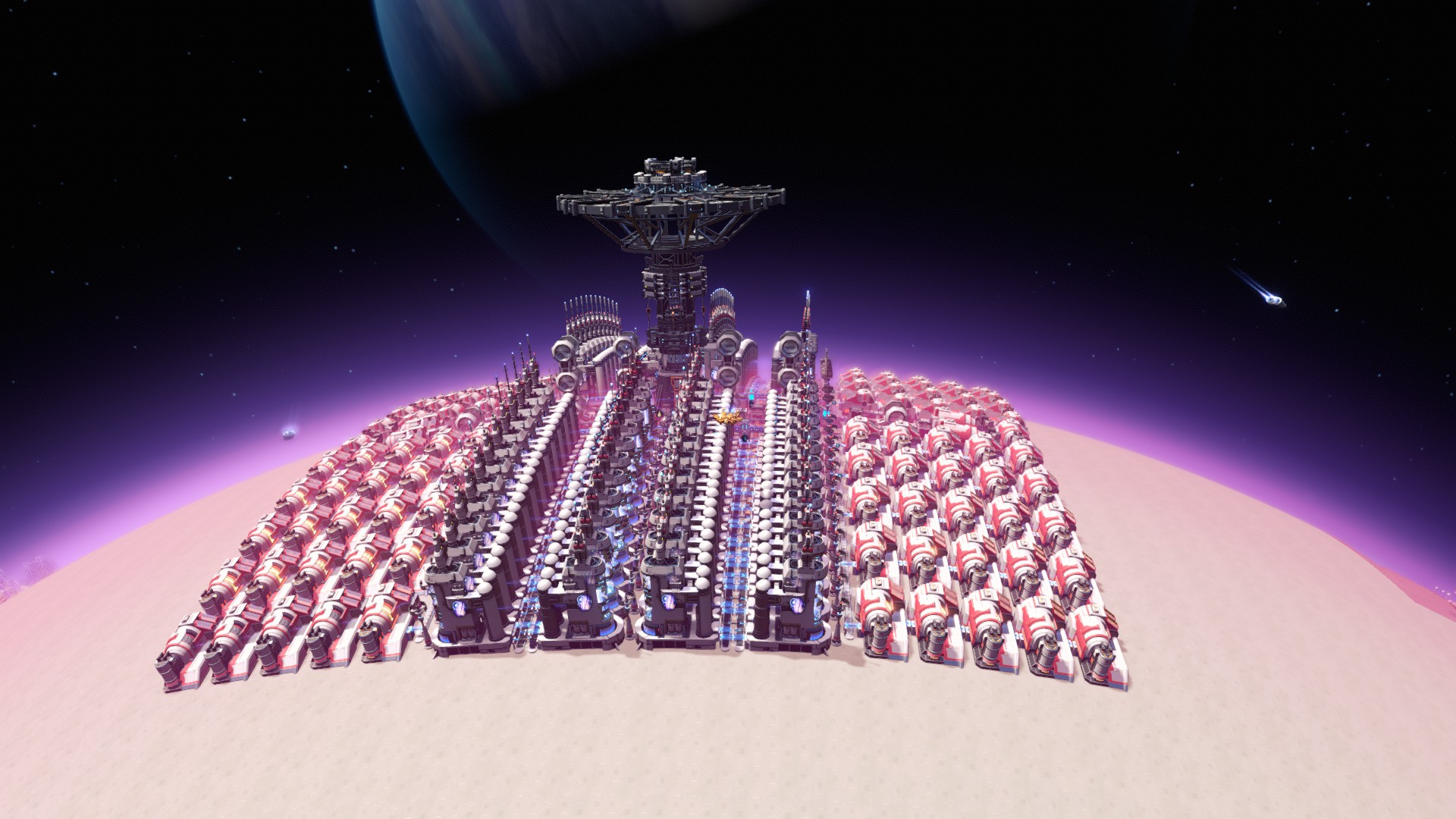 Dyson Sphere Blueprints - Self sustaining, tileable oil refinery (3600ppm)