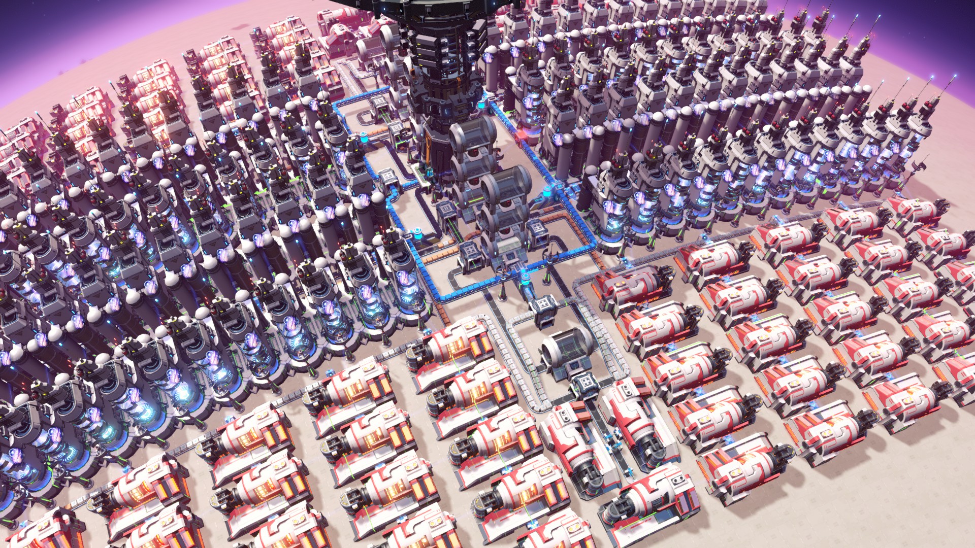 Dyson Sphere Blueprints - Self sustaining, tileable oil refinery (3600ppm)