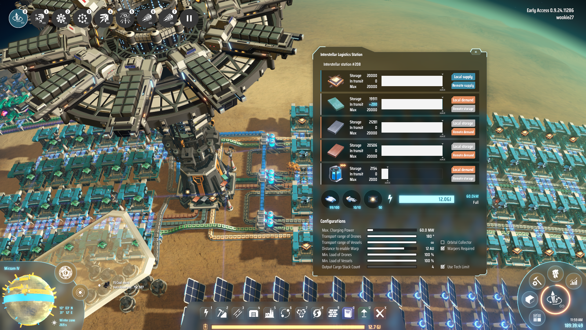 Dyson Sphere Blueprints - High latitude, proliferated processor build ...