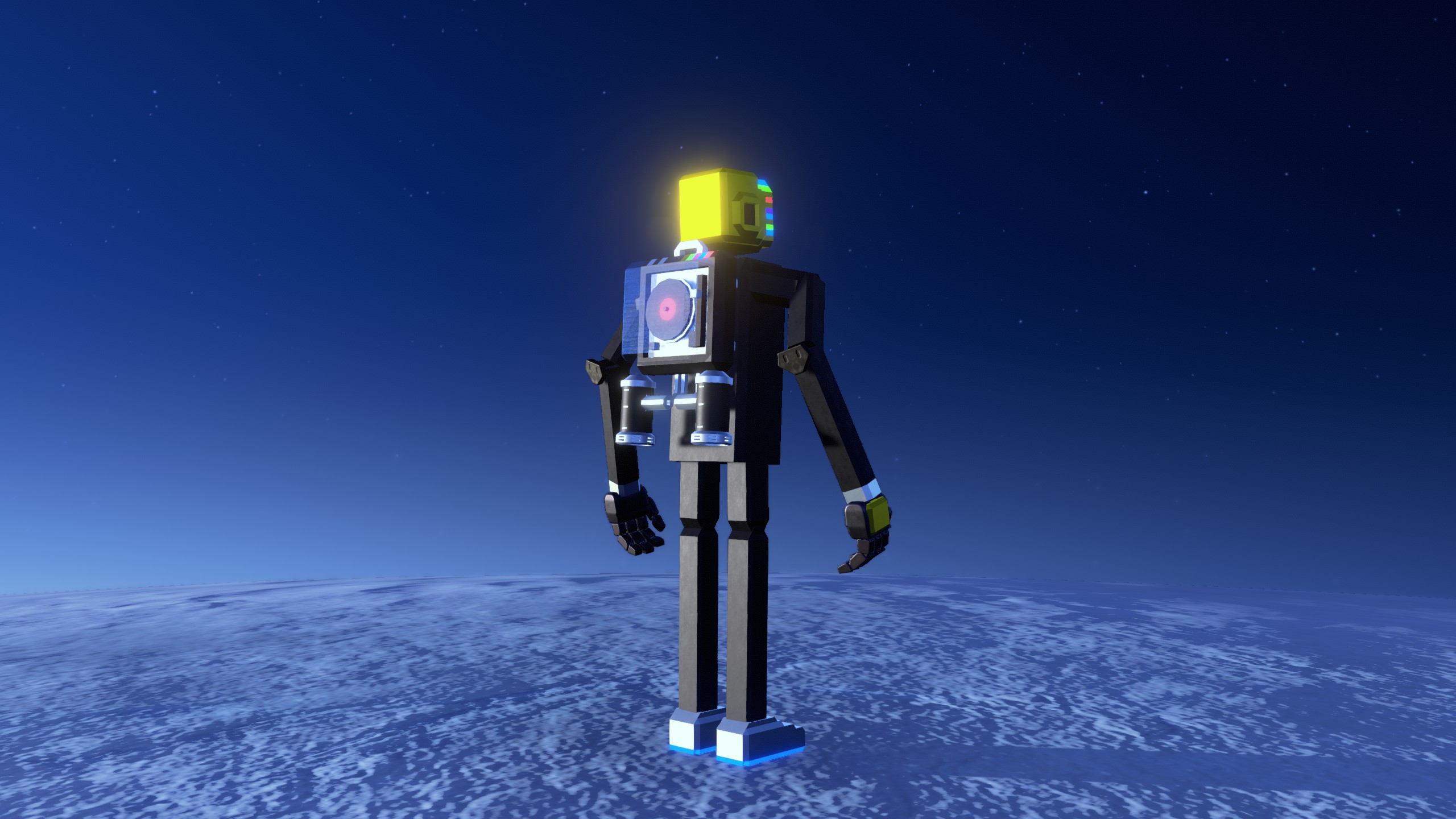 Dyson Sphere Blueprints - Daft Punk Mecha (Voxel)