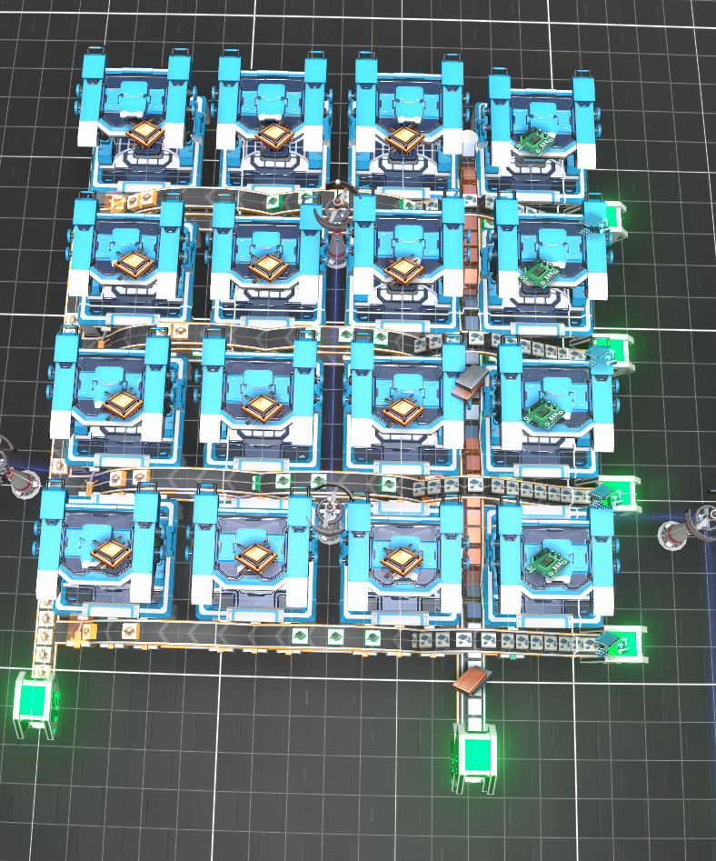 Dyson Sphere Blueprints - 360 processor/min tileable & Borg compatible.