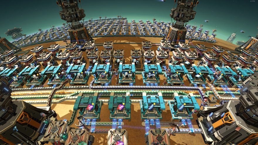 Dyson Sphere Blueprints - Late game mall (all max-tier buildings + bots ...