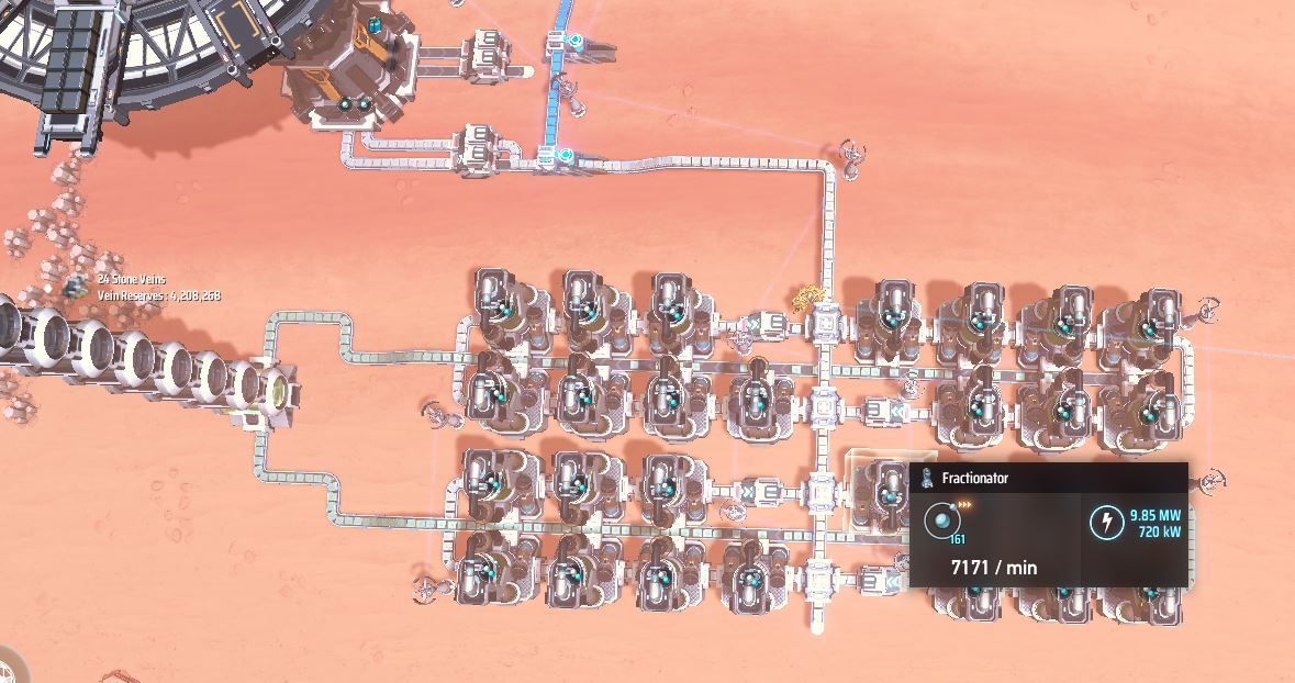 Dyson Sphere Blueprints - Fractionators ~30/s Space Optimized for ...