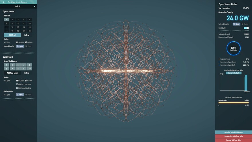 Dyson Sphere Blueprints - 10-Layer Abstract