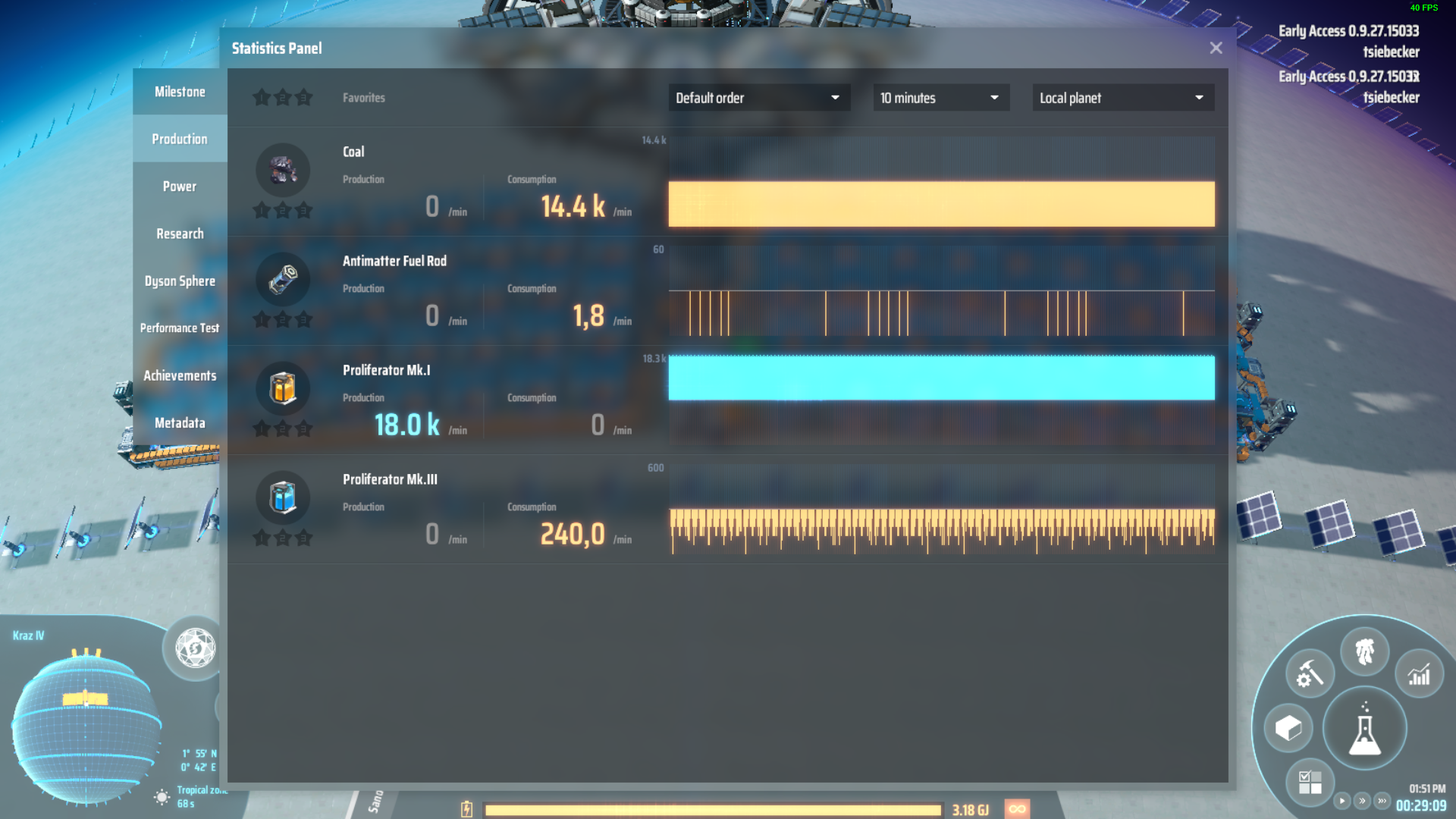 Dyson Sphere Blueprints - Most DENSE Proliferator Mk 1 18.000 p/min ...