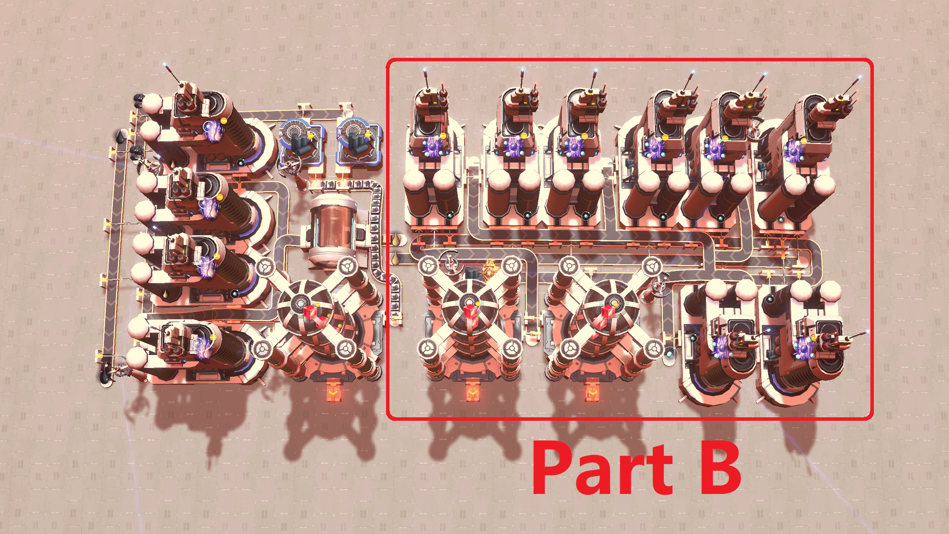 Dyson Sphere Blueprints - Early Stage 60/min Red Matrix from Refined Oil