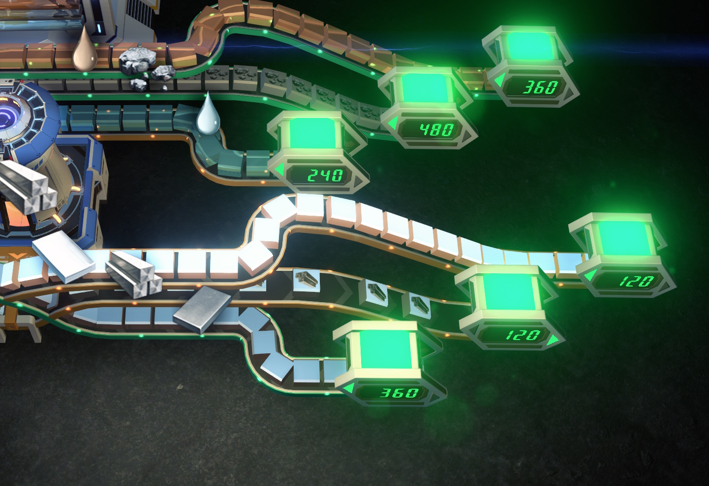 Dyson Sphere Blueprints - 120m Titanium Alloy with looping