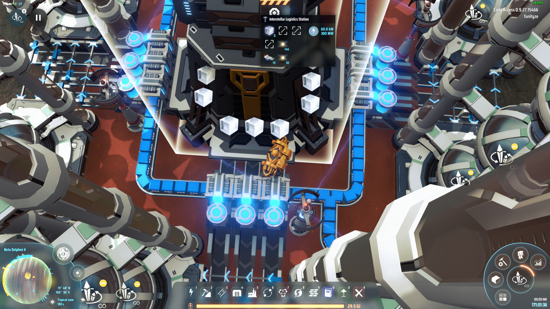 Dyson Sphere Blueprints - White Research Diamond Style!