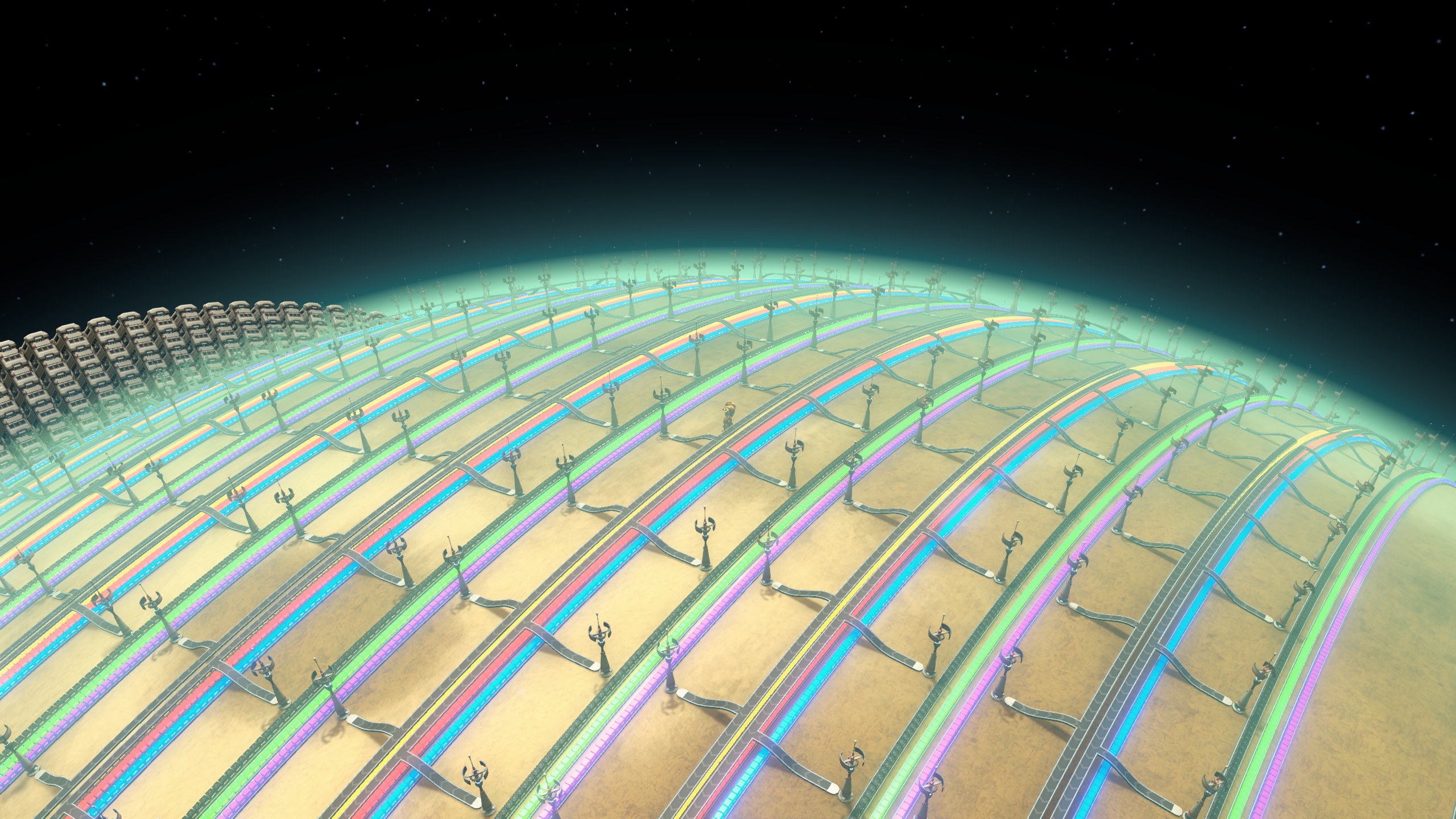 Dyson Sphere Blueprints - Universe Matrix production at 4k/sec