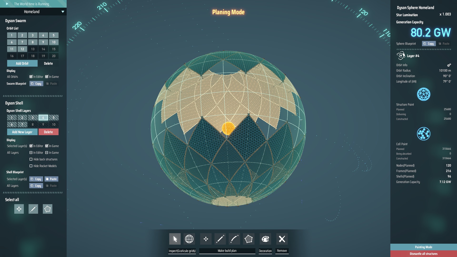 Dyson Sphere Blueprints - Double Lotus Layer