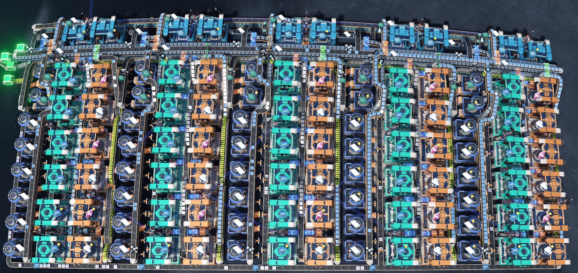 Dyson Sphere Blueprints - Plane Filter 30/m Tileable, Tight, and raw V2