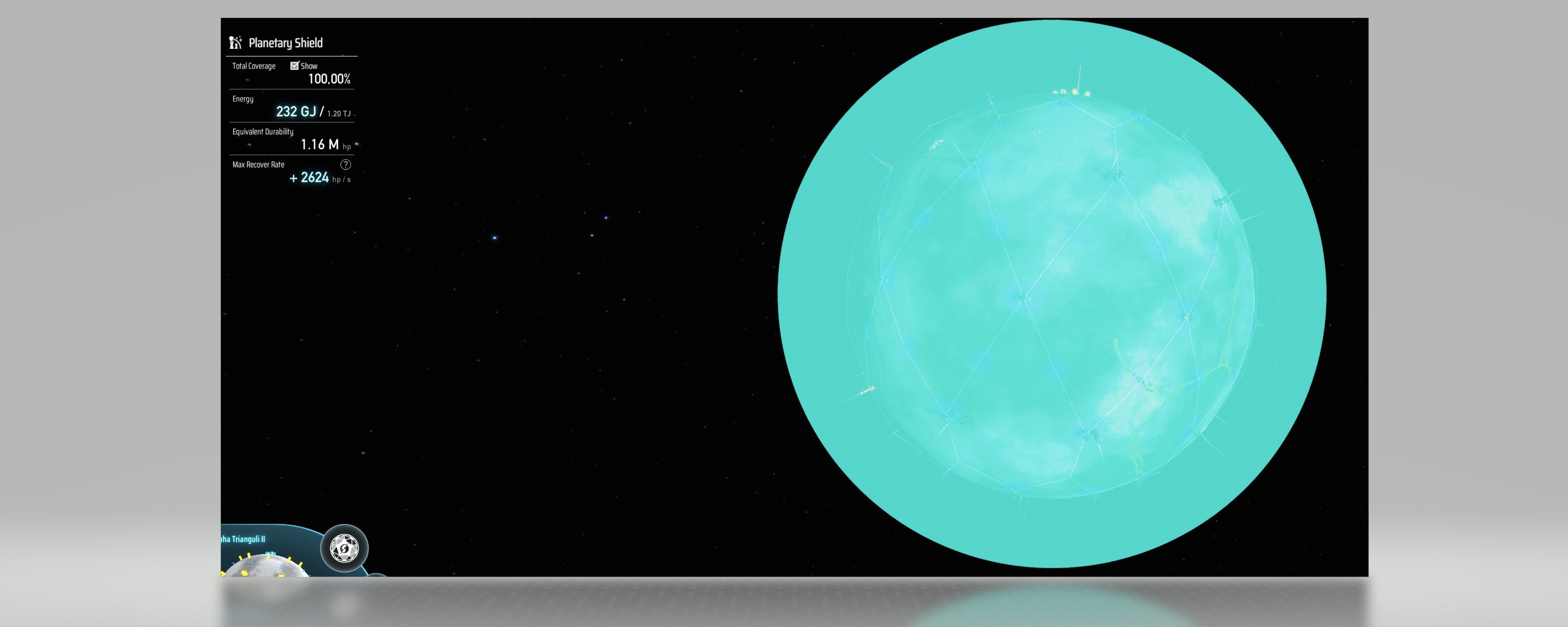 Dyson Sphere Blueprints - Planetary Shield 100% + Signal Cover 100%