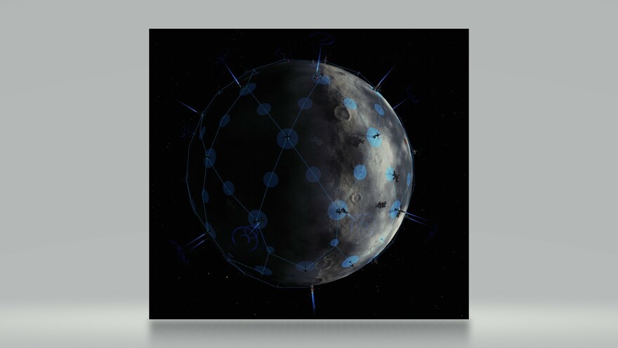 Dyson Sphere Blueprints - Planetary Shield 100% + Signal Cover 100%