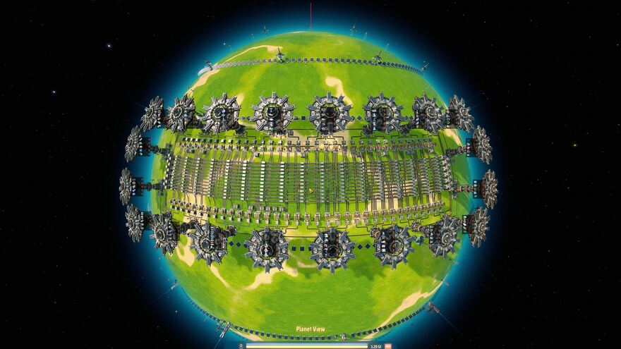 Dyson Sphere Blueprints - Double Stacked Bus Mall - Complete