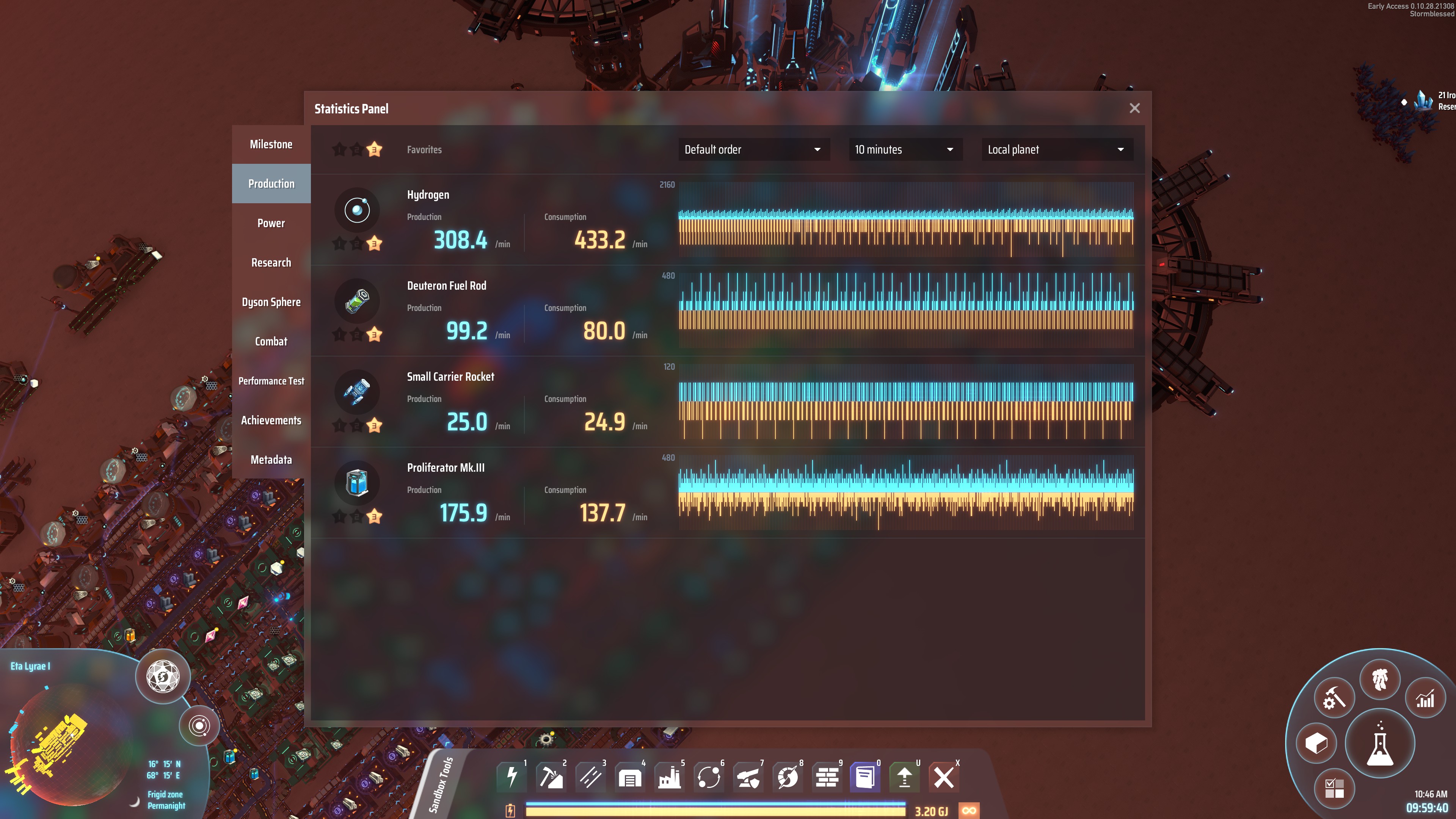 Dyson Sphere Blueprints - Midgame Rocketbox (25/min)