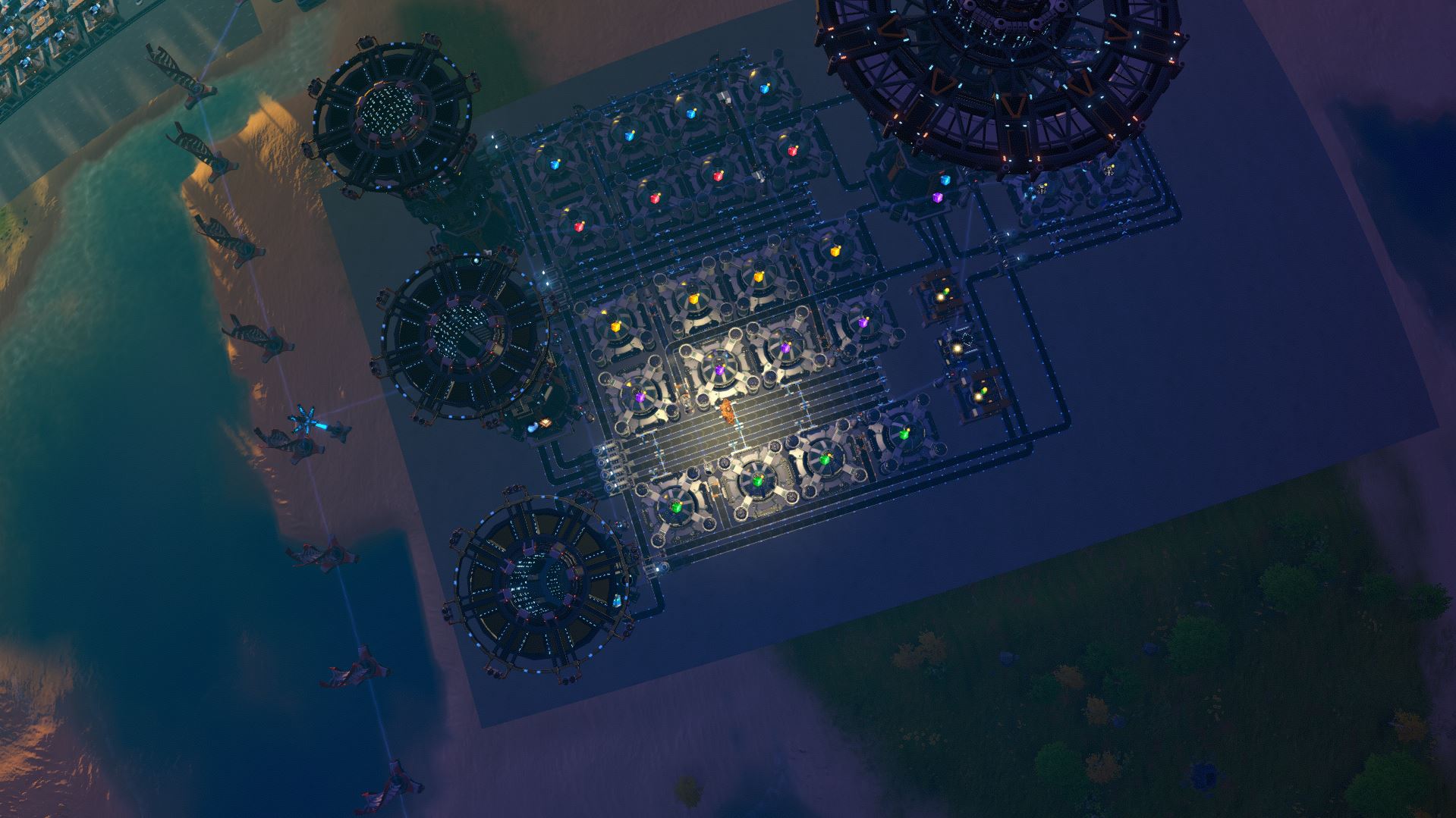 Dyson Sphere Blueprints - Science 3/3. Blue+Red+Yellow+Purple+Green Cube