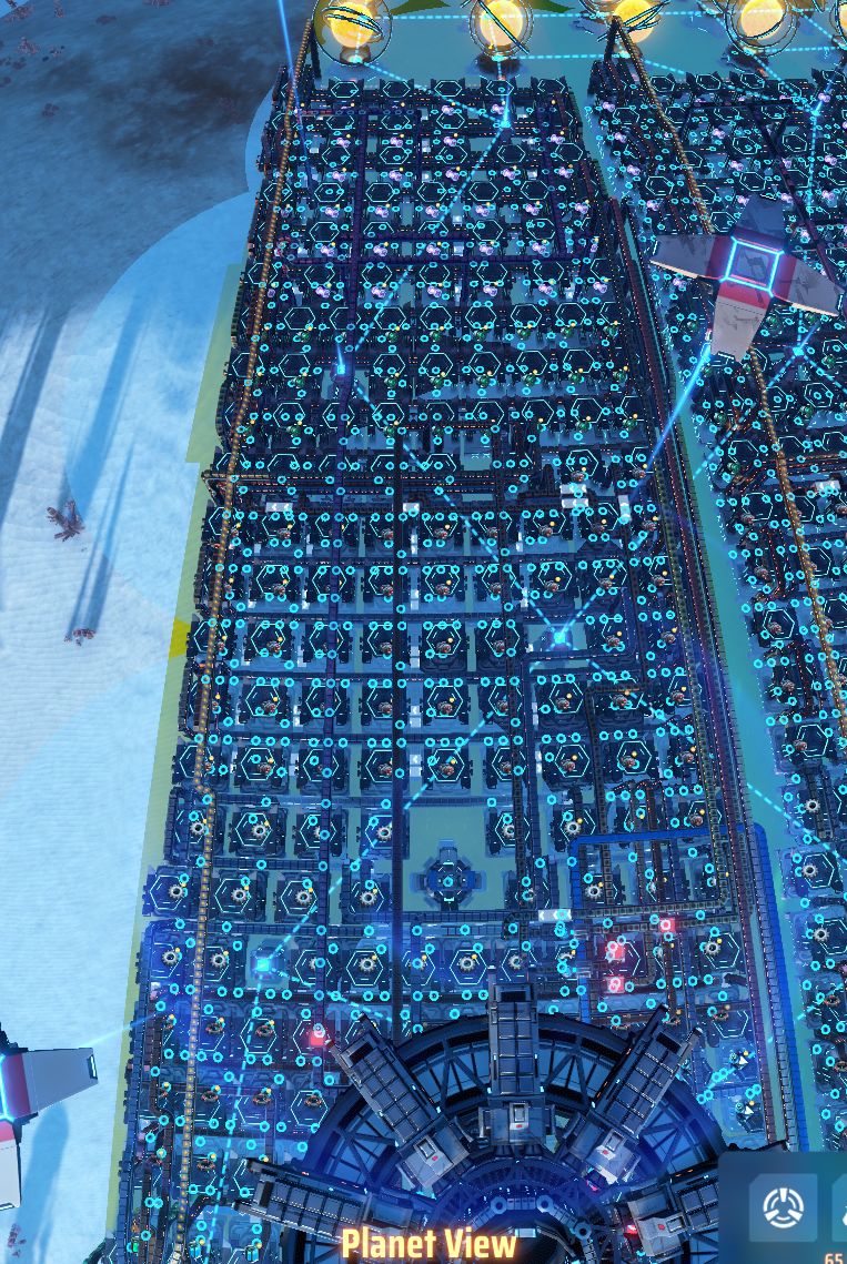 Dyson Sphere Blueprints - Particle container pizza [2125/m/slice] [40 ...