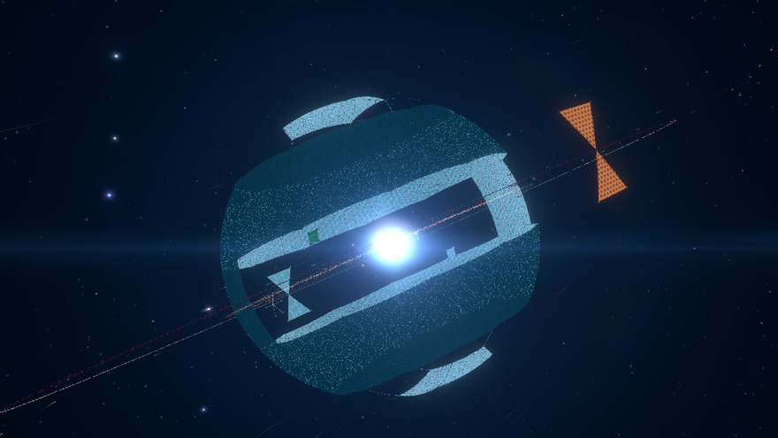Dyson Sphere Blueprints - Shimmering Sphere with ring and stations ...