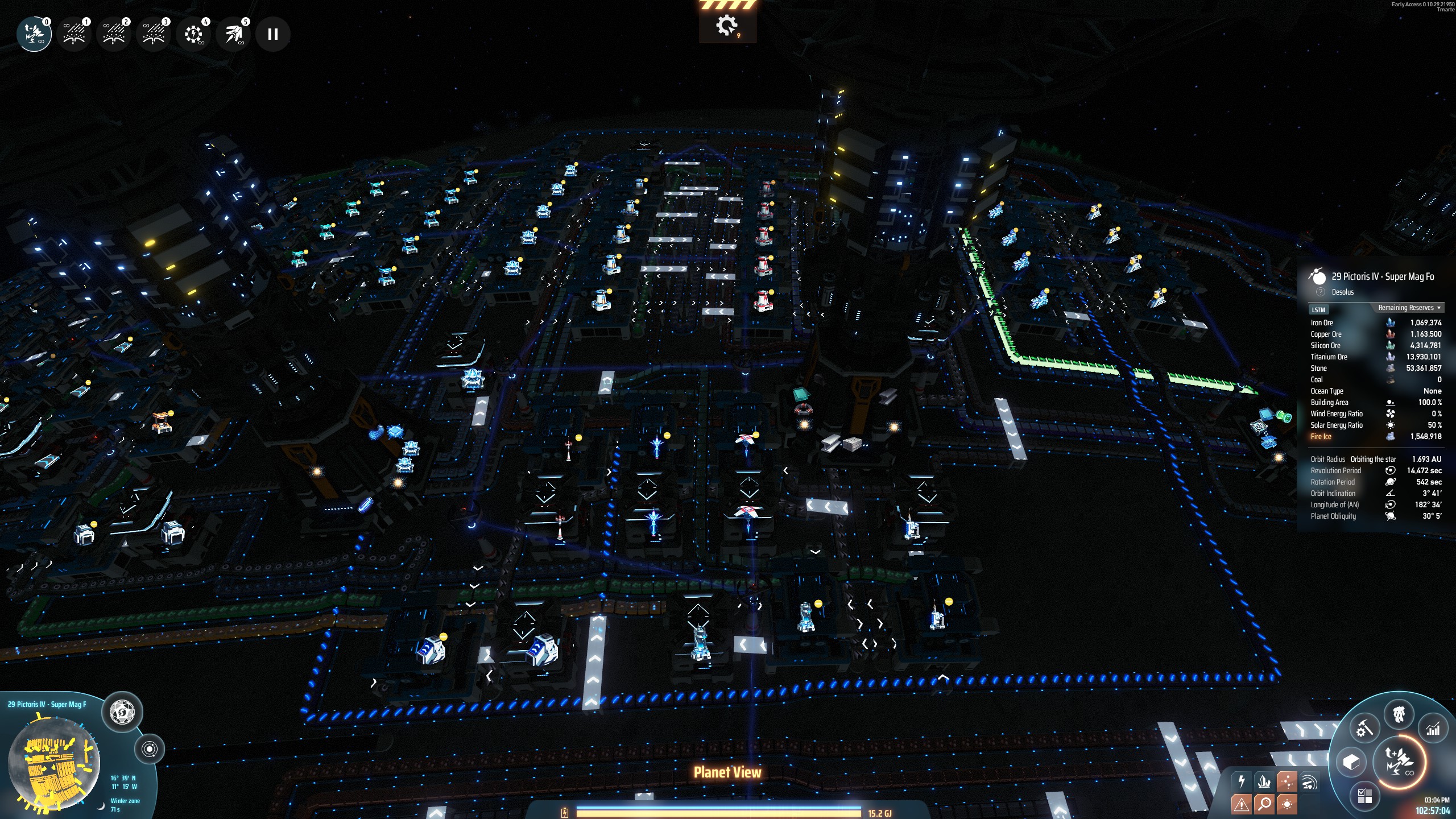 Dyson Sphere Blueprints - 1/20th Pizza Slice - Logistics and Production ...