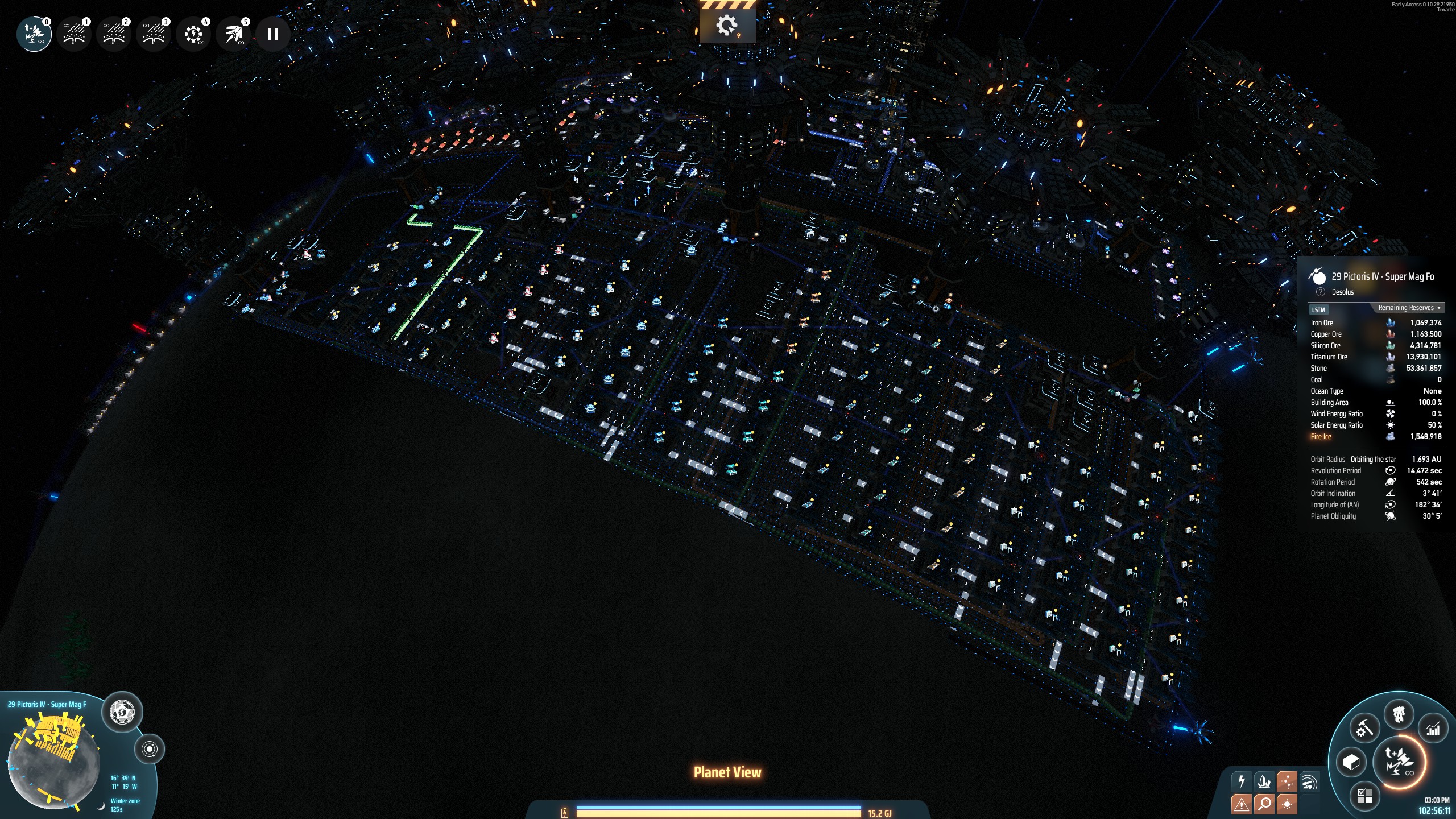 Dyson Sphere Blueprints - 1/20th Pizza Slice - Logistics and Production ...