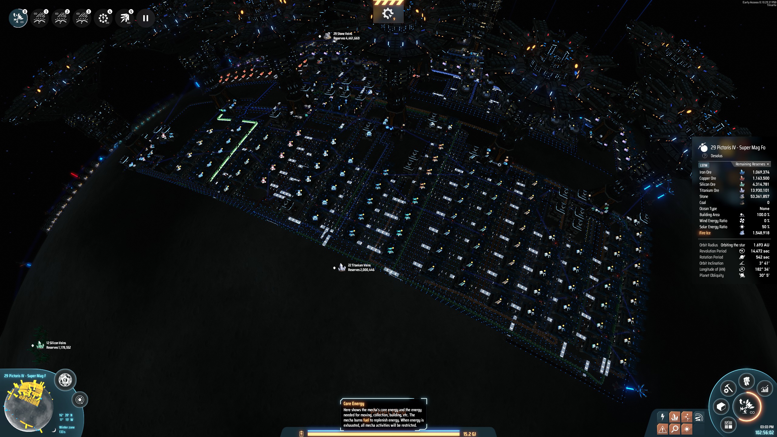 Dyson Sphere Blueprints - 1/20th Pizza Slice - Logistics and Production ...