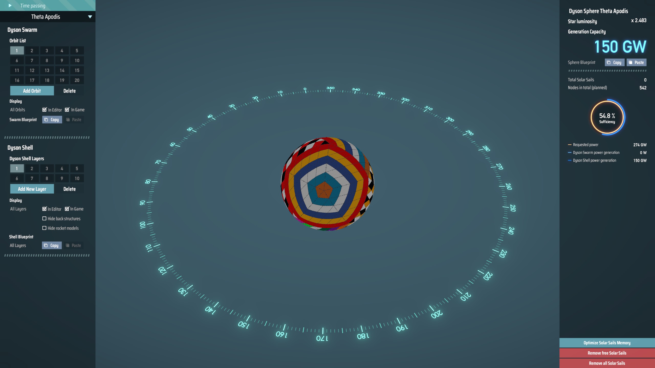 Dyson Sphere Blueprints - Paper Lantern Dyson Sphere