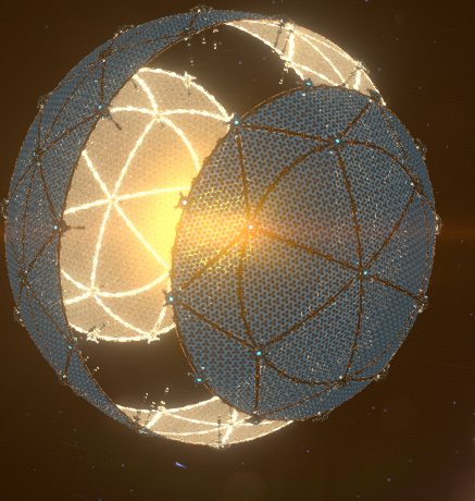 Dyson Sphere Blueprints - End-Game-Ish Dyson Sphere, Alot of coverage.