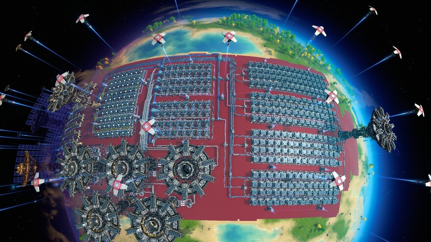 Dyson Sphere Blueprints - 4500/min Plane FIlter from RAW Ingredients
