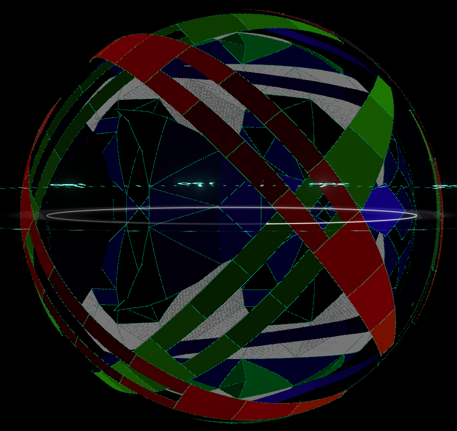 Dyson Sphere Blueprints - colorful compact 4 layer