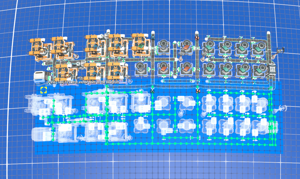 Dyson Sphere Blueprints - [FROM RAW] Mesh 45/min processor to 60/min