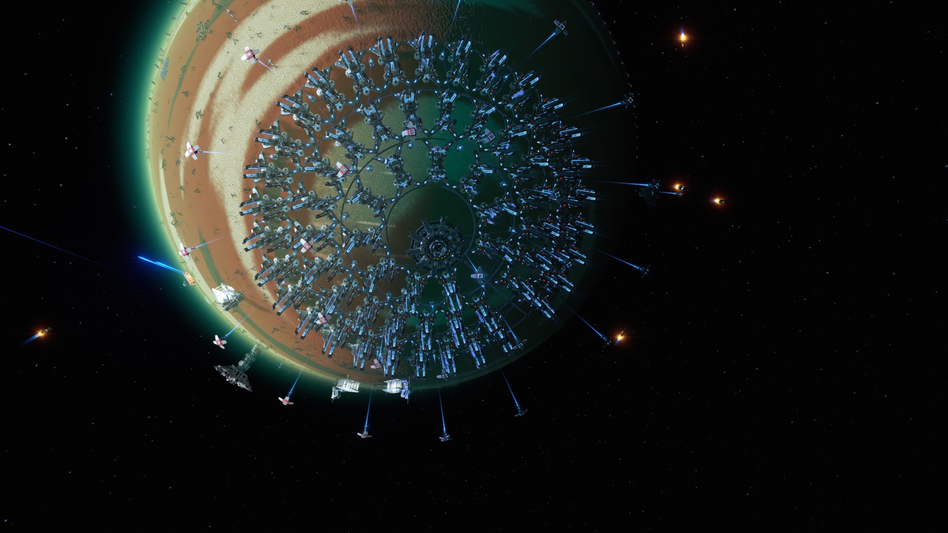 Dyson Sphere Blueprints - Proliferated Pole Rocket Launchers