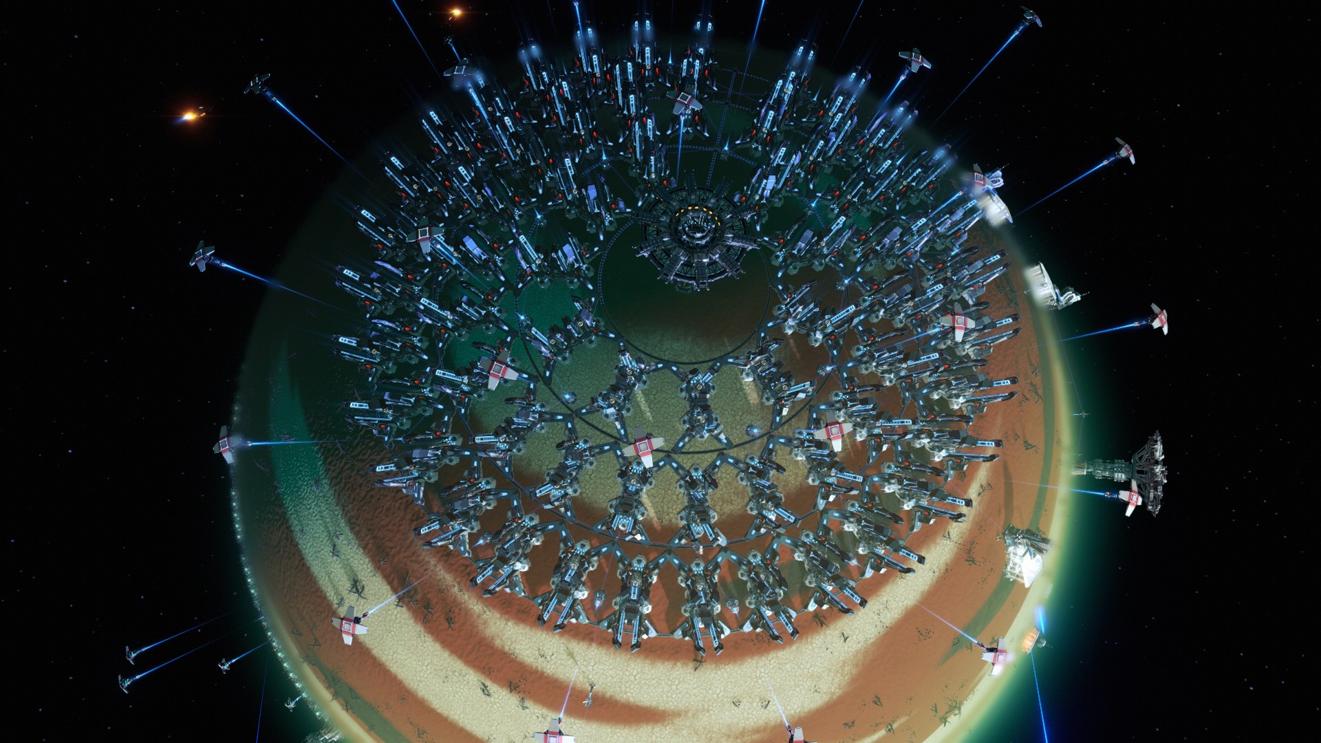 Dyson Sphere Blueprints - Proliferated Pole Rocket Launchers