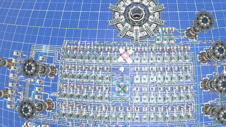Dyson Sphere Blueprints - [FROM RAW] Dark Fog Square Mall + Feeder