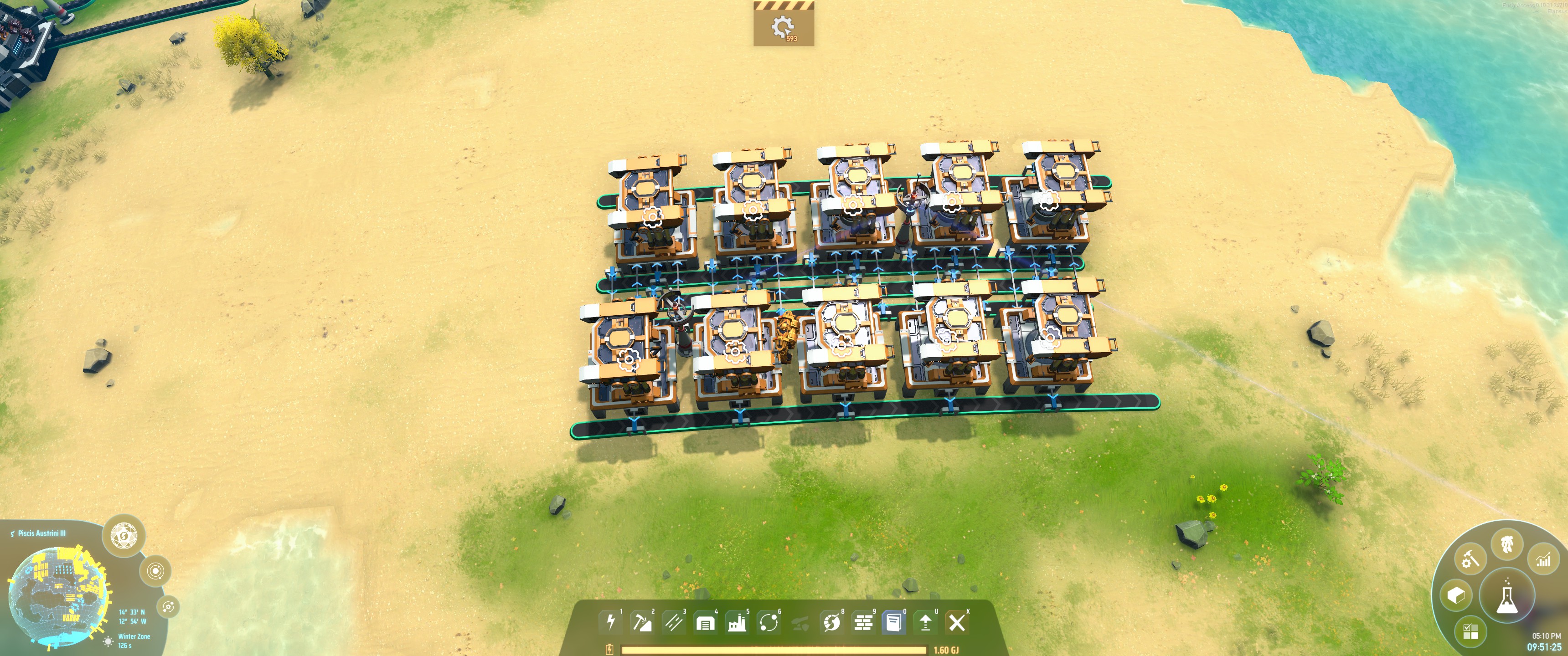 Dyson Sphere Blueprints - 3-Item Input/Output Assembler