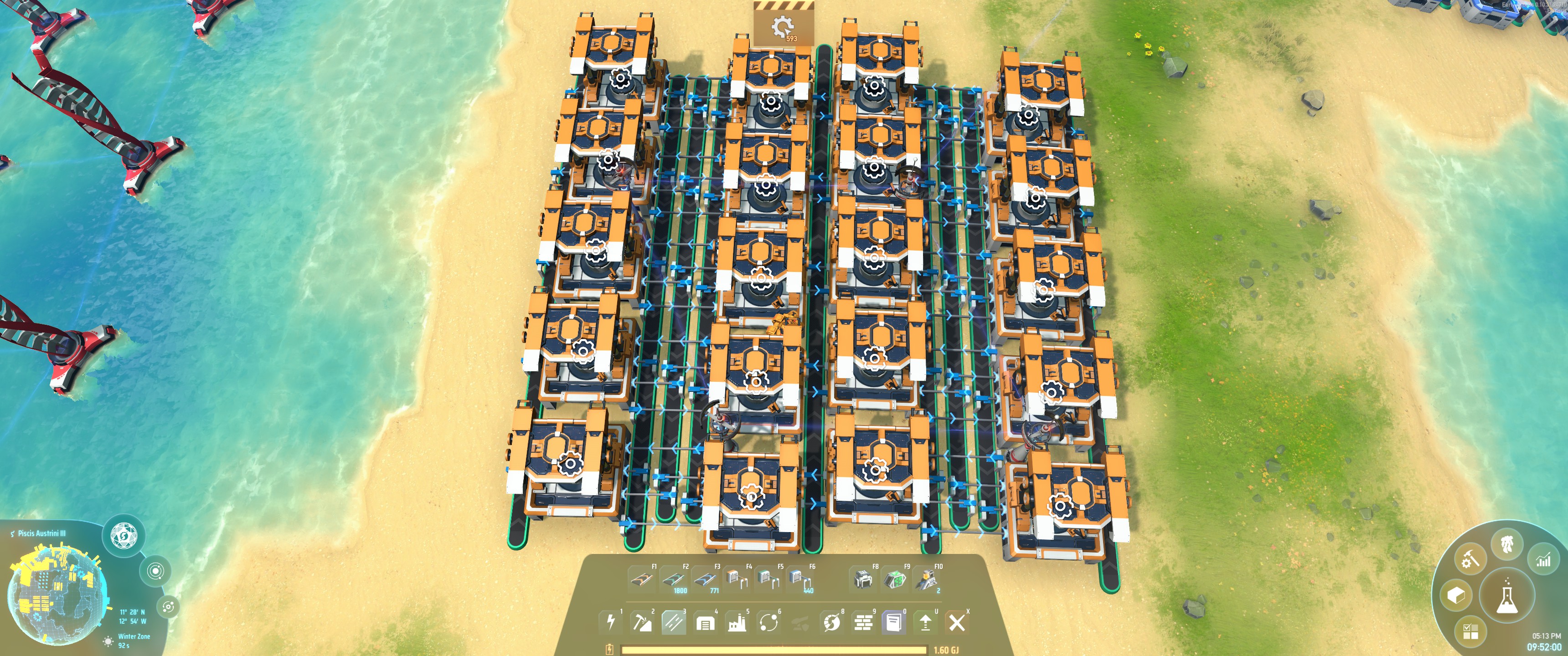 Dyson Sphere Blueprints - 3-Item Input/Output Assembler