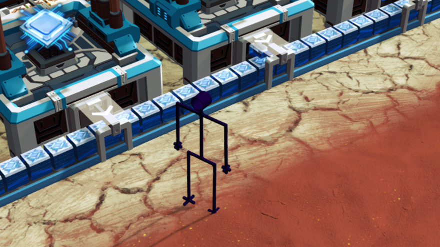 Dyson Sphere Blueprints - Janky purple stick figure