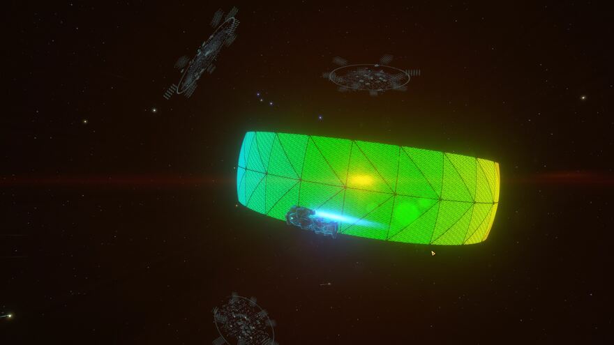 Dyson Sphere Blueprints - Small colorfull shell for Fog Farm Systems