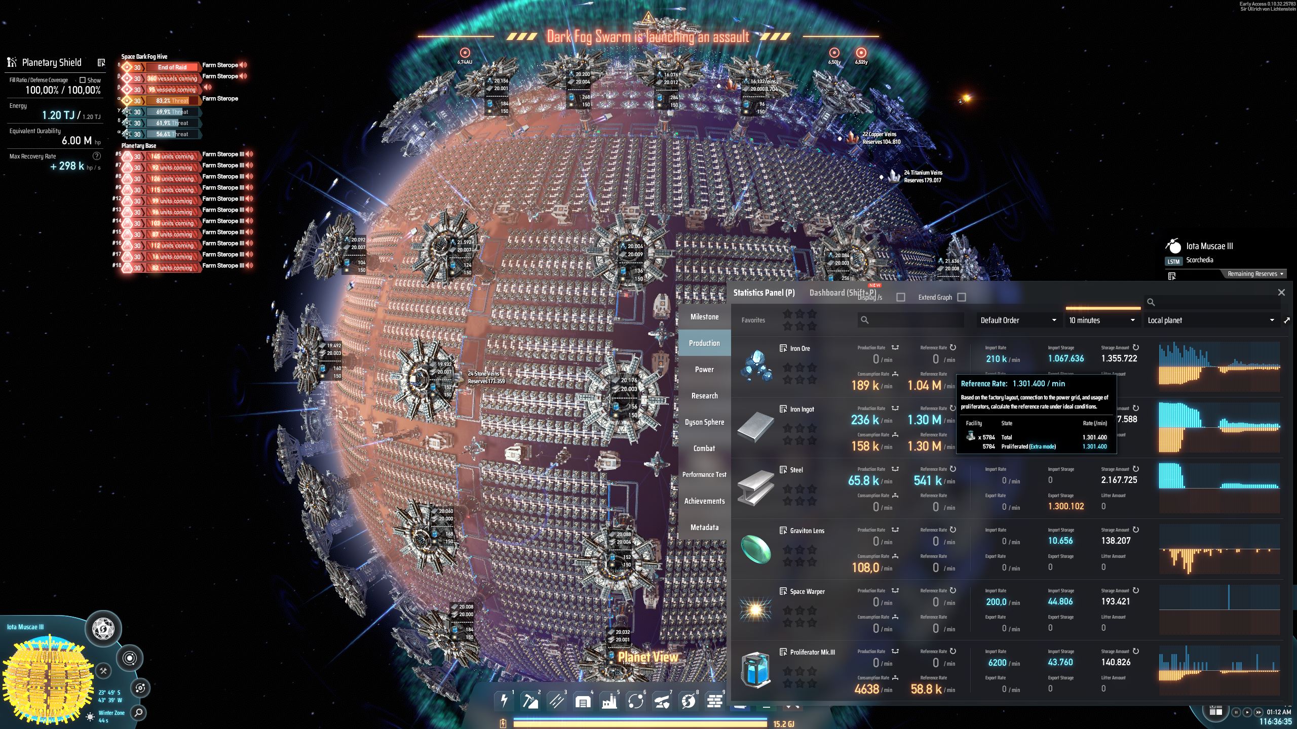 Dyson Sphere Blueprints - Steel Forge Planet