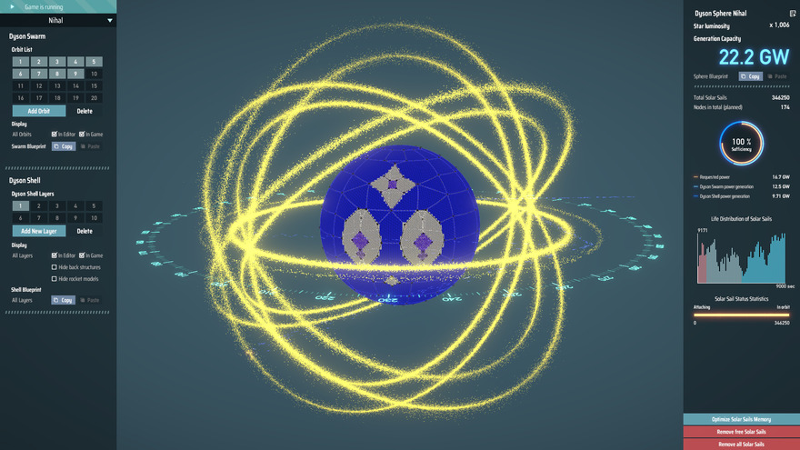 Dyson Sphere Blueprints - Charon Dyson Sphere (With Swarm) - Arcaea